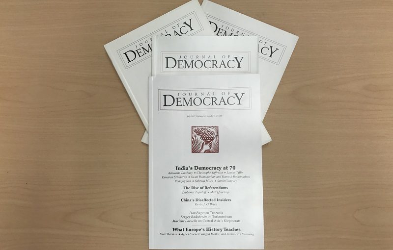 Journal of Democracy July 2017 Issue: India’s Democracy at 70 ...