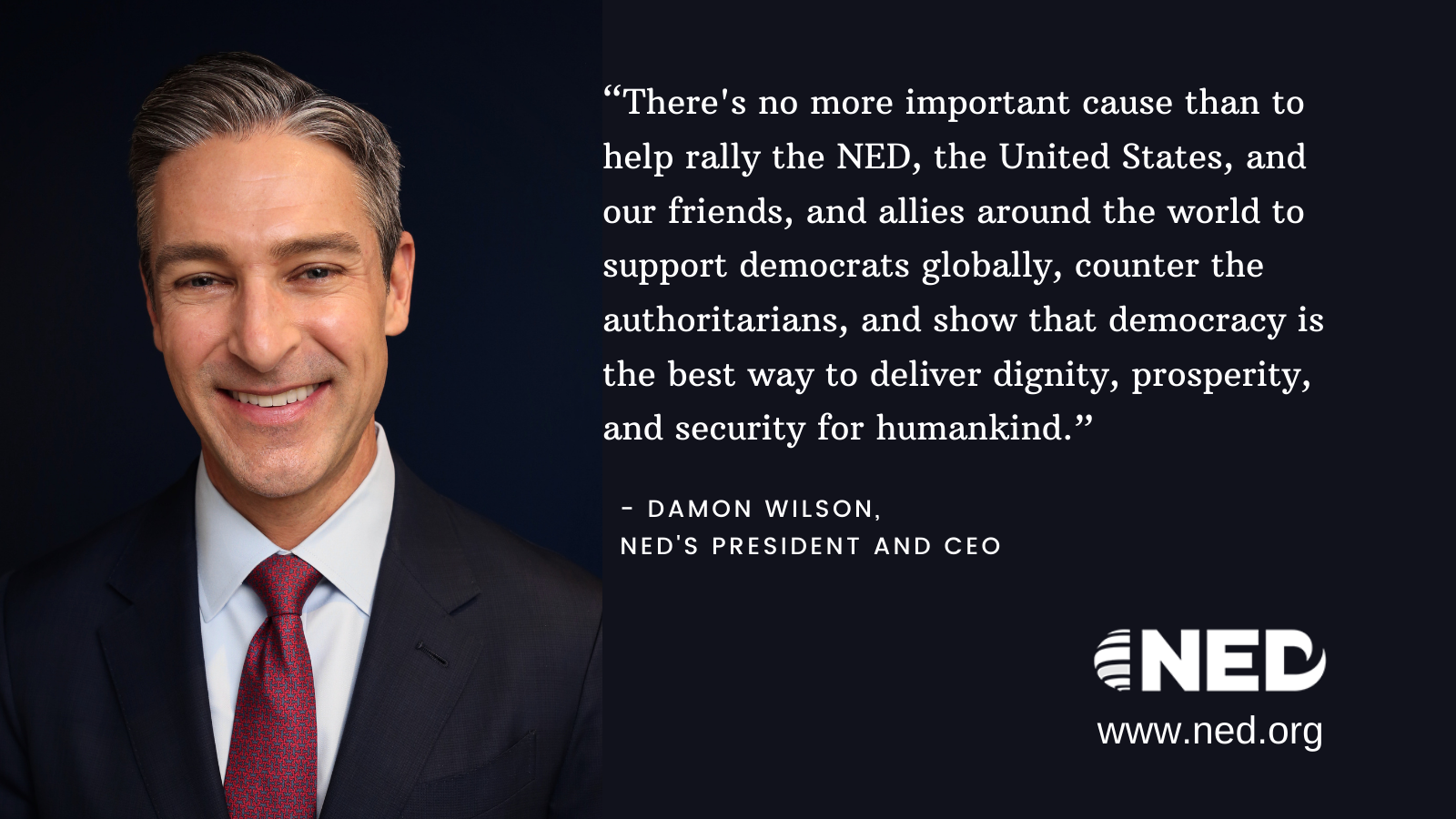 NATIONAL ENDOWMENT FOR DEMOCRACY - Supporting Freedom Around the World