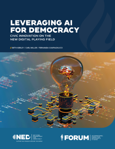 Leveraging AI for Democracy: Civic Innovation on the New Digital ...
