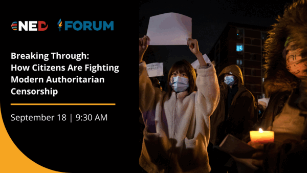 Breaking Through: How Citizens Are Fighting Modern Authoritarian ...